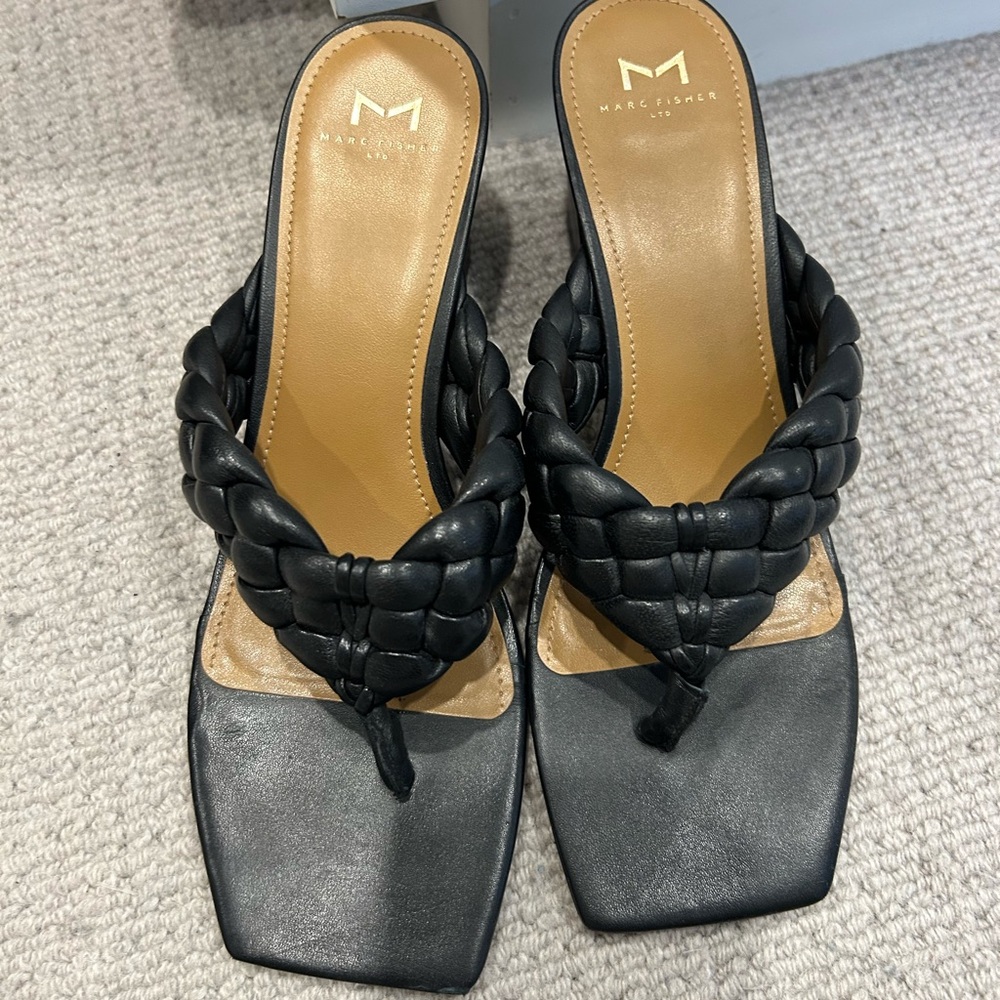 Marc Fisher Thong Style Mules - Gem